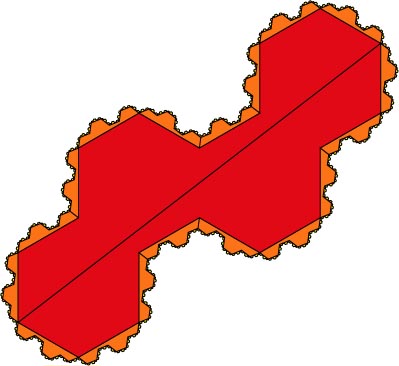 The tiling created with the prototile mirrored between successive ...