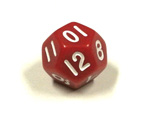 Individual d4, d6, d8, d10, d12, and d20